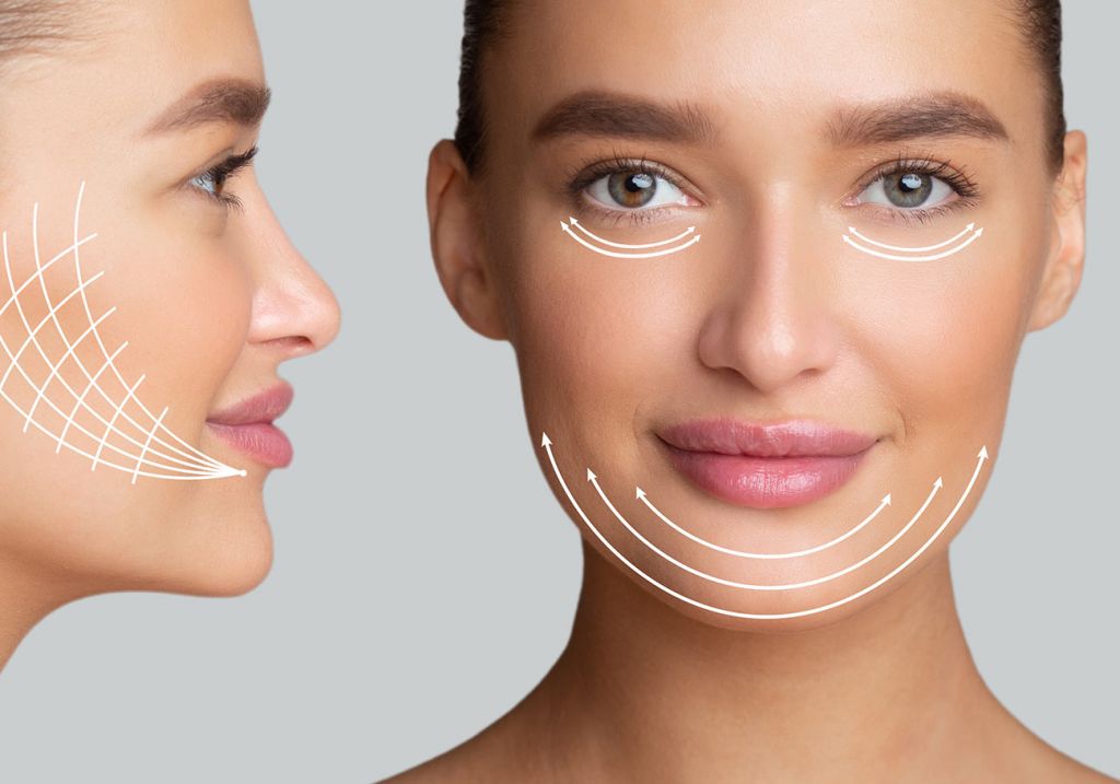 Faltenbehandlung mit Botox / Hyaloron / Fadenlifting